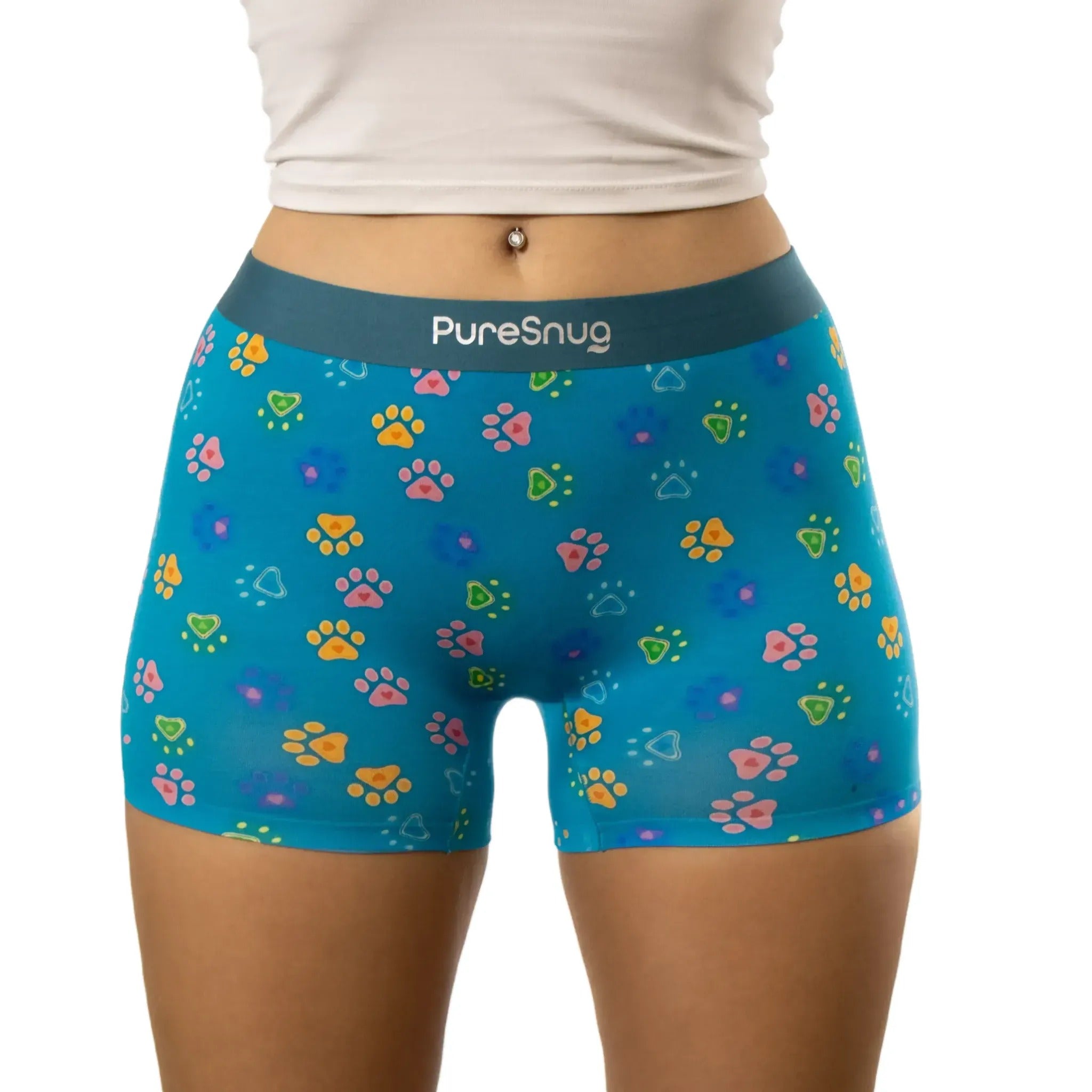 PureSnug Paw Print Boyleg – Soft, Comfortable & Stylish – Pure Snug